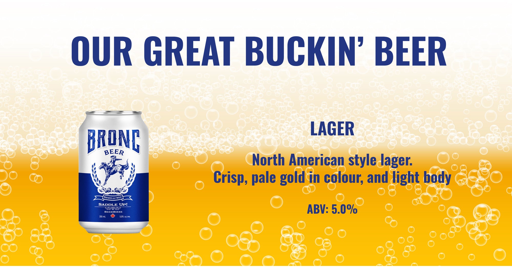 Our Beer – BRONC Beer